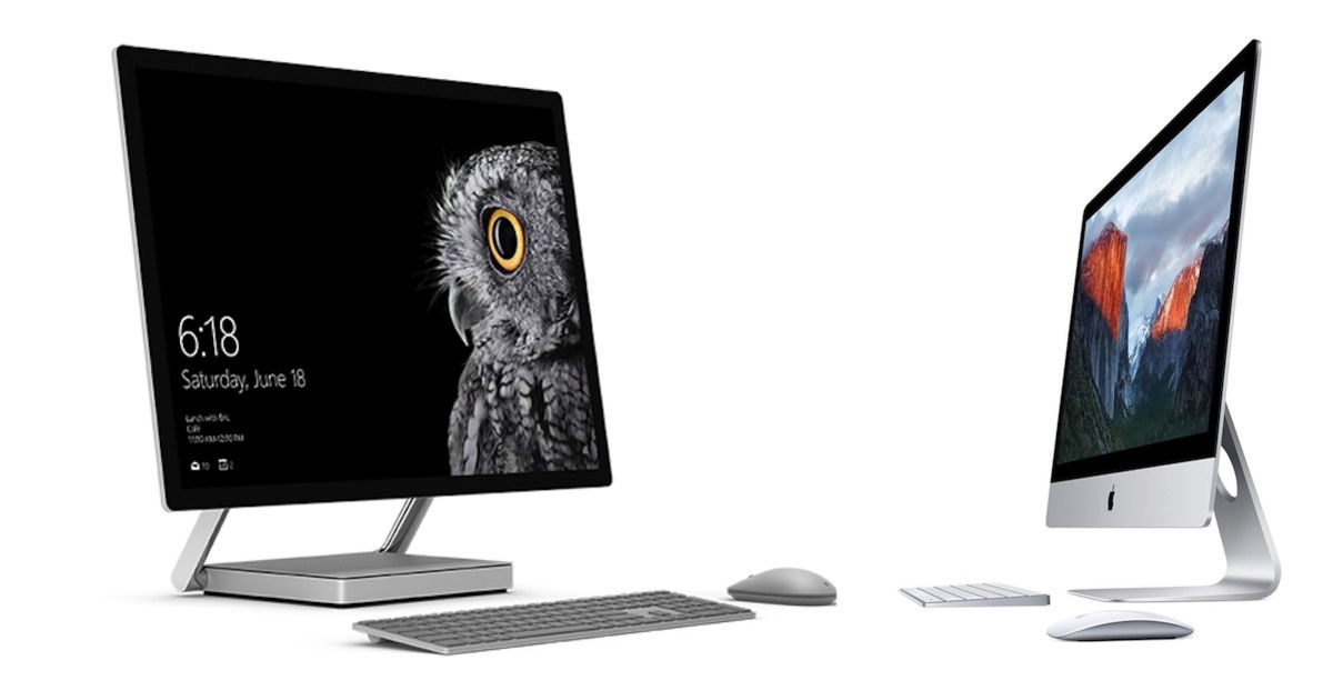 Microsoft innova con su Surface Studio, ¿Veremos un iMac táctil?