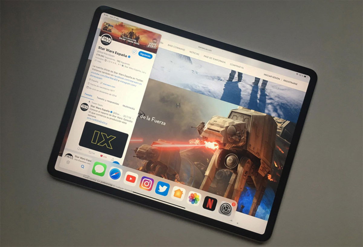 Cómo usar Slide Over en iPad Pro con iOS 12