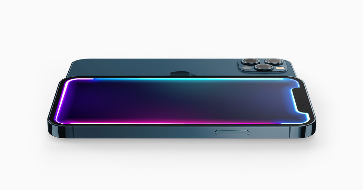 El wallpaper de neon que tu iPhone necesita