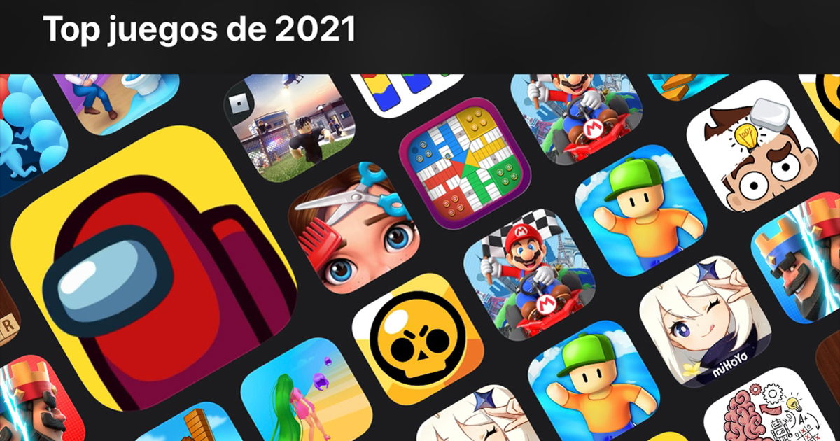 Estos son los juegos y apps más descargados de 2021