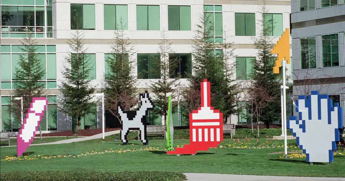 Icon Garden, así era el jardín de iconos que Apple tenía en su campus